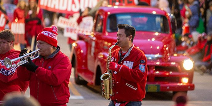 Can you tell when these Homecoming Parades took place? | Wisconsin ...