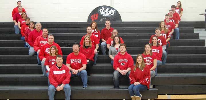 27 Brochtrups in a “W” | Wisconsin Alumni Association